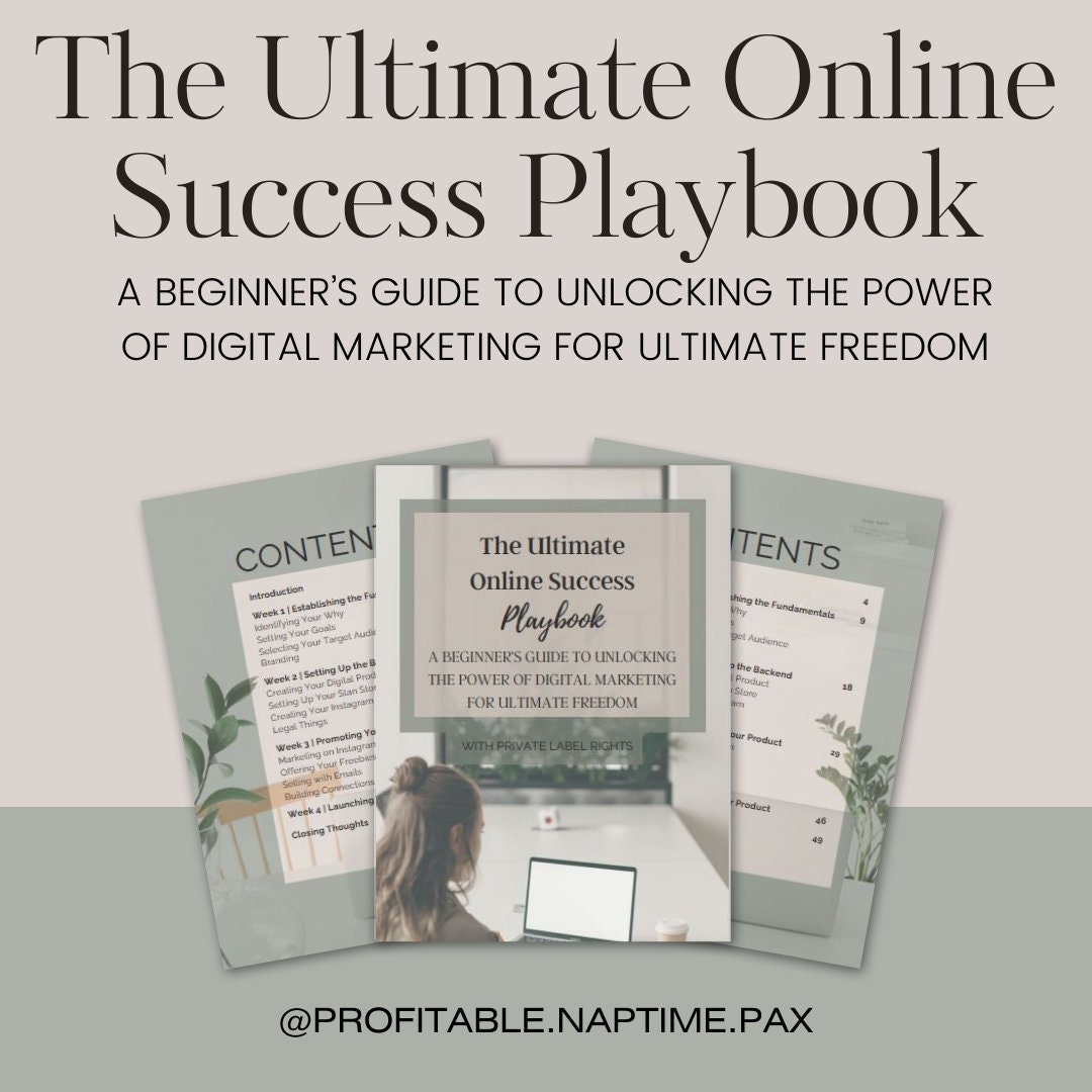 The Ultimate Online Success Playbook - Unlock the Power of Digital ...
