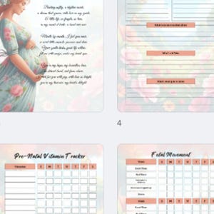 Pregnancy Journal,printable Planner-journal-first-time Mom Gift-baby ...