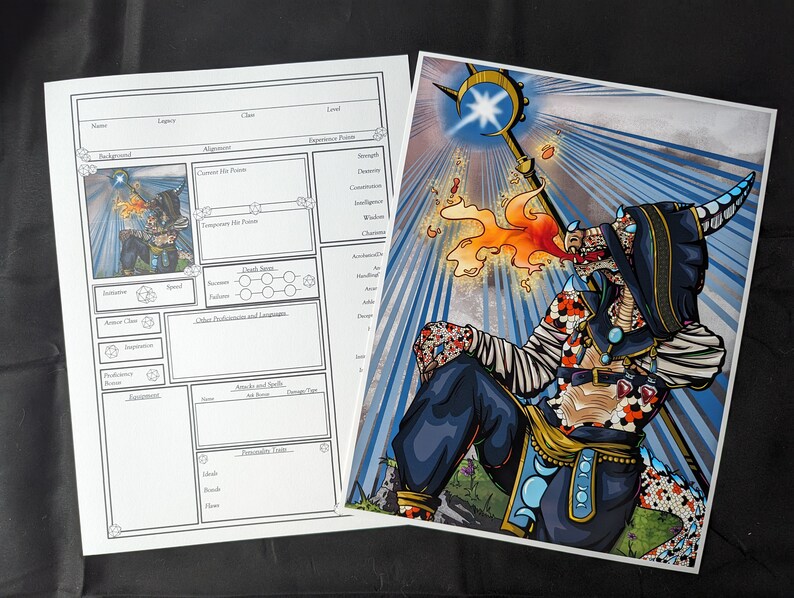 PRPG Character Sheets - Etsy