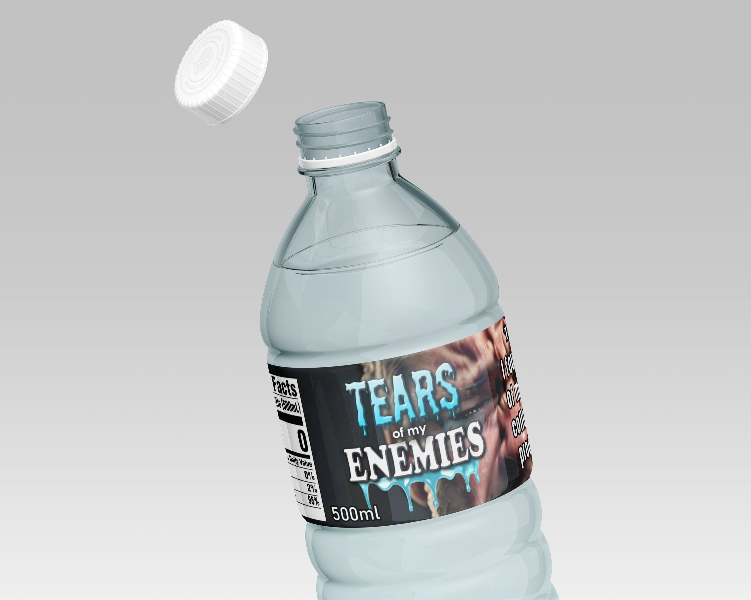 5 Custom Funny Water Bottle Labels Bundle Fits 500ml Bottles - Etsy