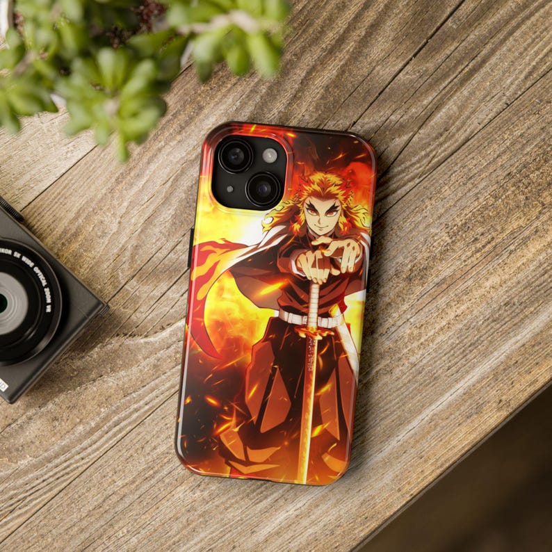 Rengoku Kyojuro Phone Case, Llama Hashira, Pilar De La Llama, Kimetsu ...