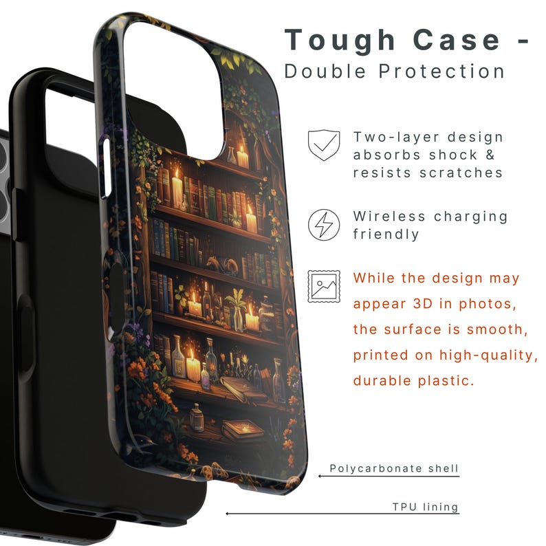 Bookshelf Phone Case Magsafe | Book Lover Cover | iPhone 17, Google ...
