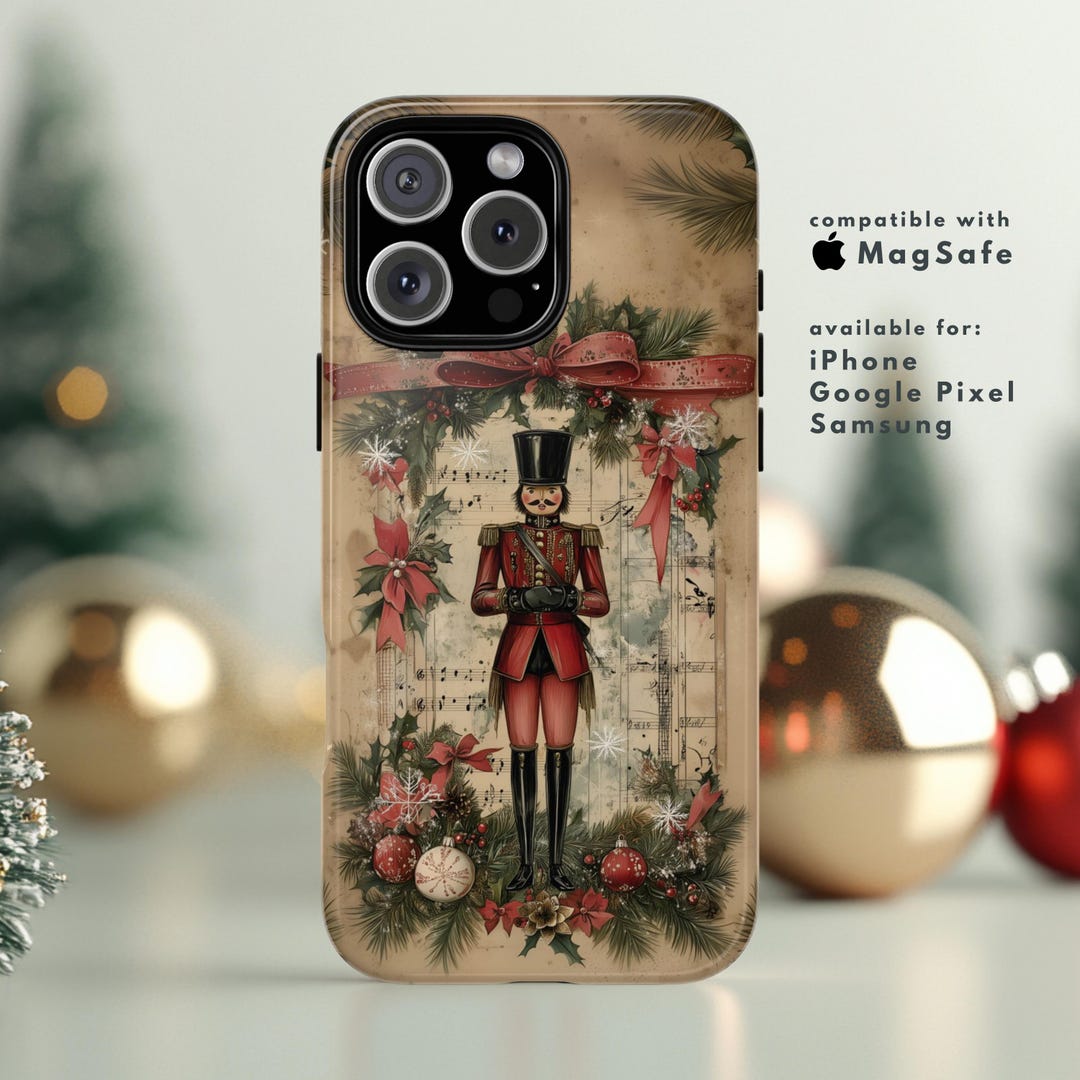 Vintage Nutcracker Ballet Phone Case Magsafe | Festive Christmas ...