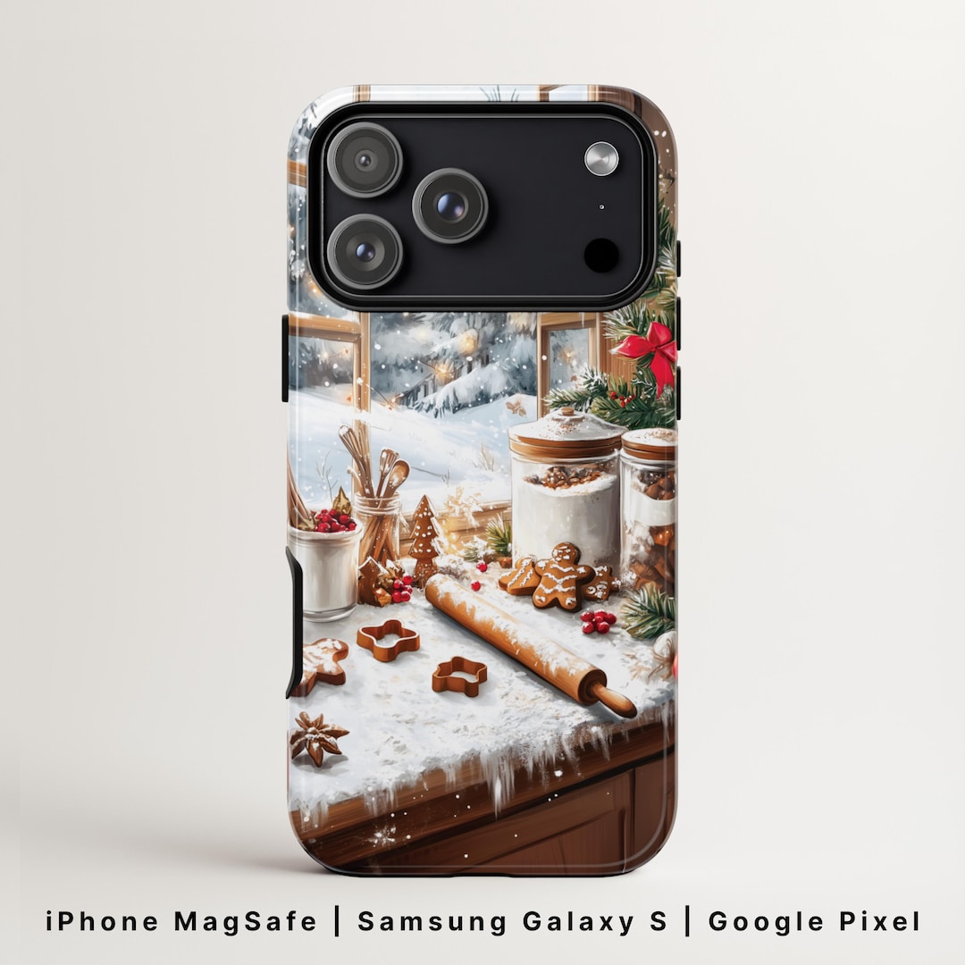 Christmas Bakery Phone Case Magsafe | Xmas Traditional Sweets Cover ...
