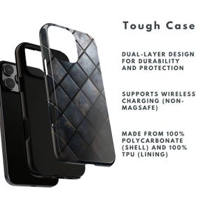 Industrial Metal Phone Case Magsafe | Metallic Diamond Pattern Texture ...
