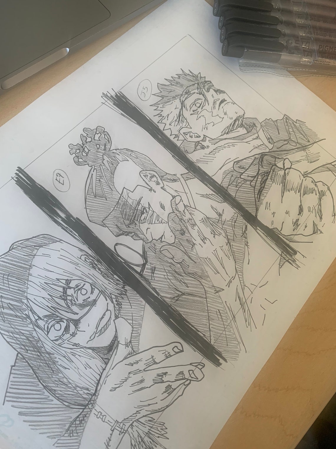 Hand-drawn Jujutsu Kaisen Sakuga: Itadori, Todo, Mahito, 120% Potential ...
