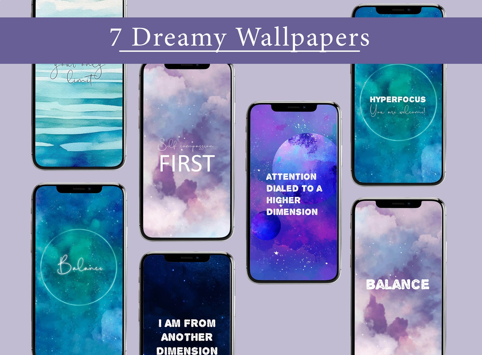 ADHD Wallpapers by an Adhder for iPhone or Android Smartphone | Growth ...
