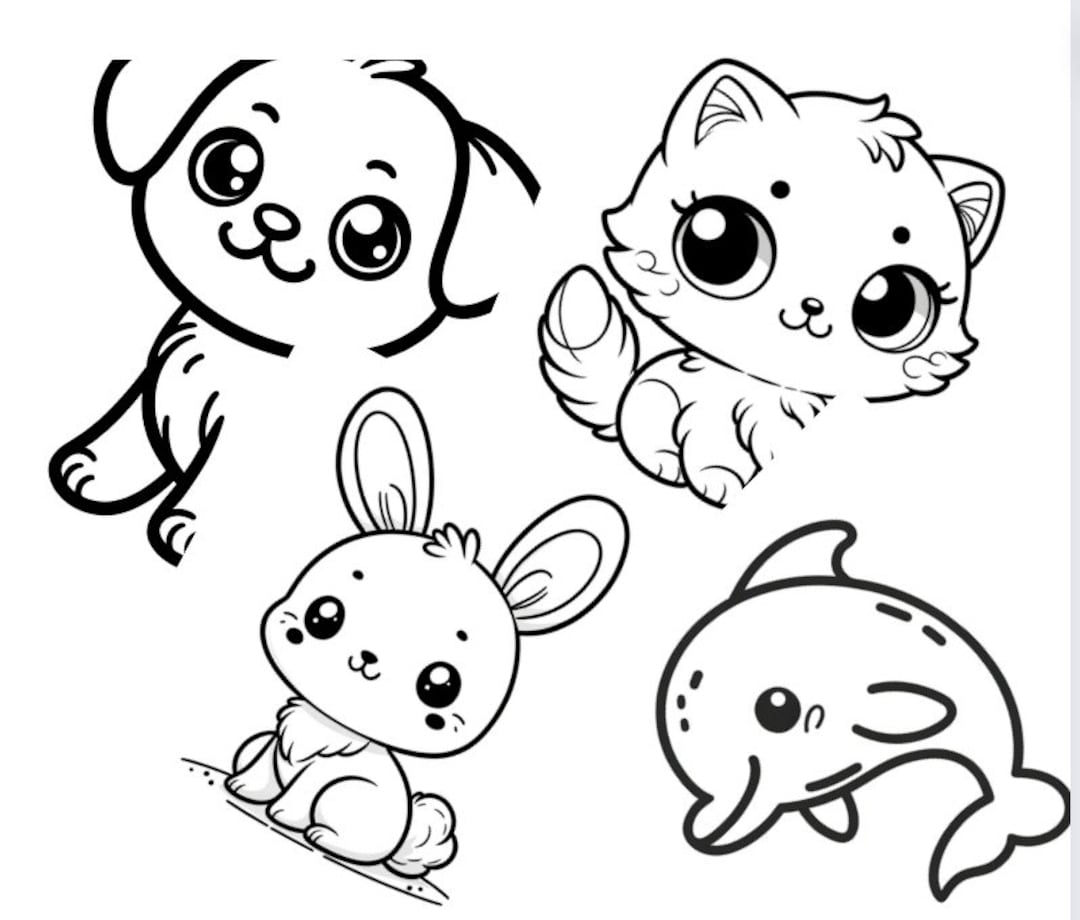 Animal Kingdom: Kids Coloring Pages, 20-page Animal Adventure, Coloring ...