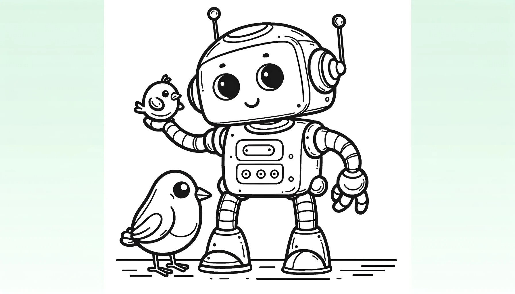 Robot Coloring Book: 35 Coloring Pages for Kids Printable Pages Kids ...