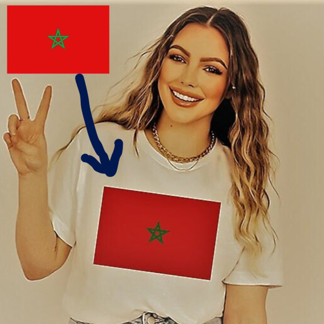 Morocco Flag and Morocco Svg Design, Original Colors, Morocco Flag Png ...