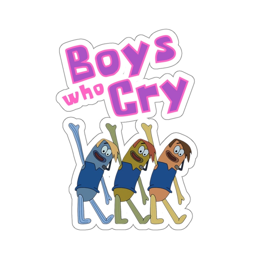 BOYS WHO CRY Spongebob Squarepants Nickelodeon Krusty Krab Kiss-cut ...