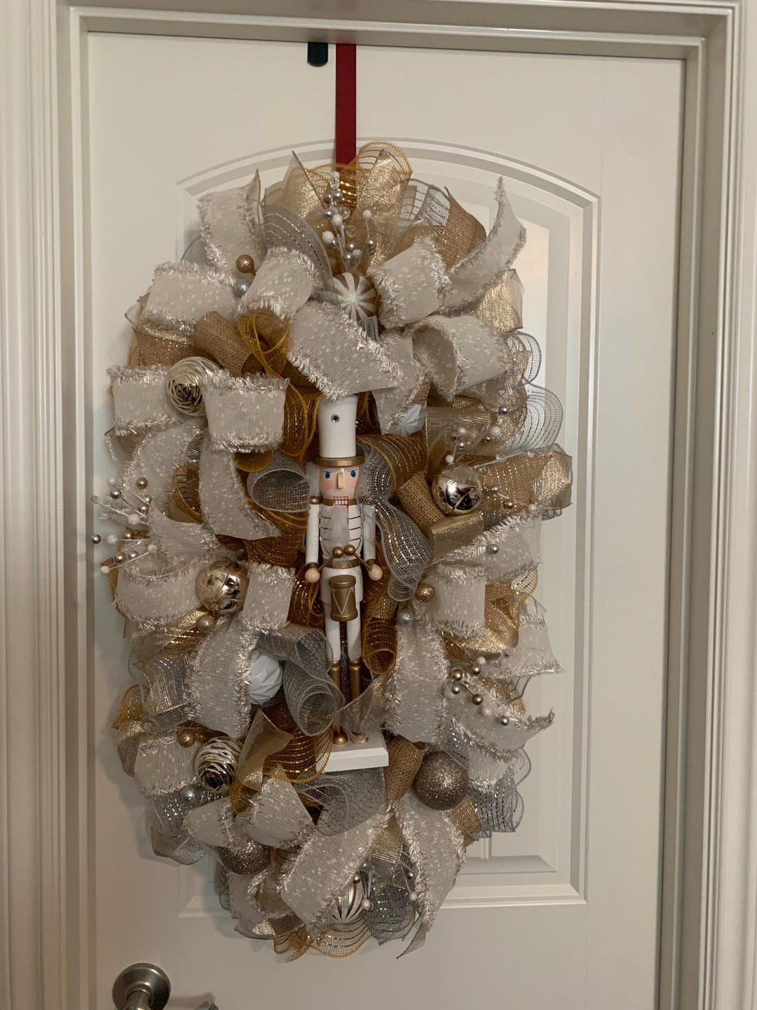 Nutcracker Swag Wreath - Etsy