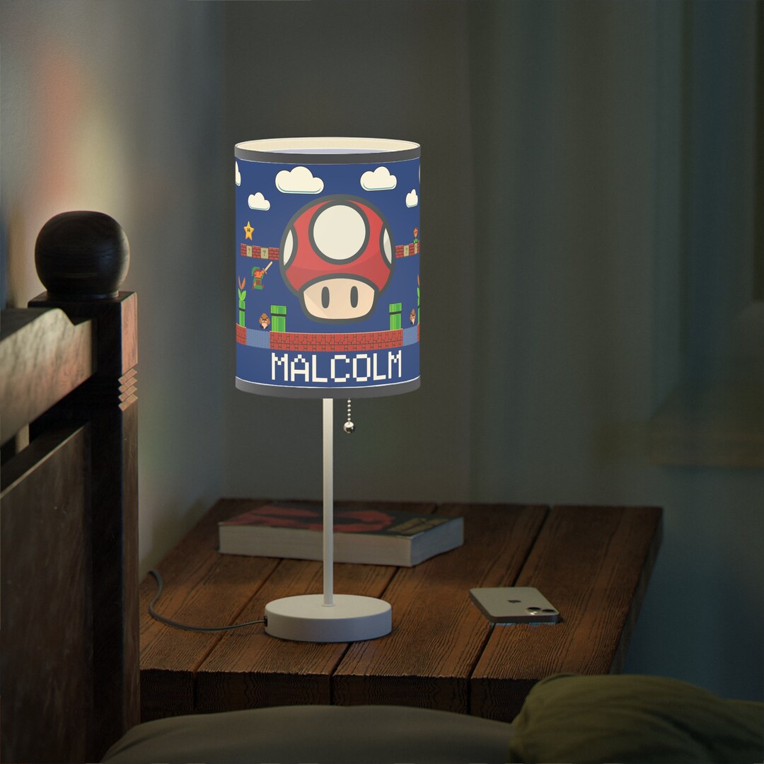 Gamer Night Light Custom Gifts for Kids Personalized Bedroom Lamp ...