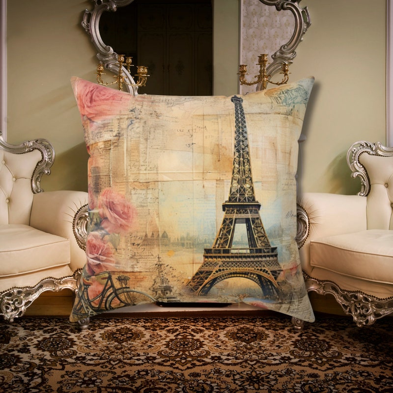 Paris Pillows - Etsy