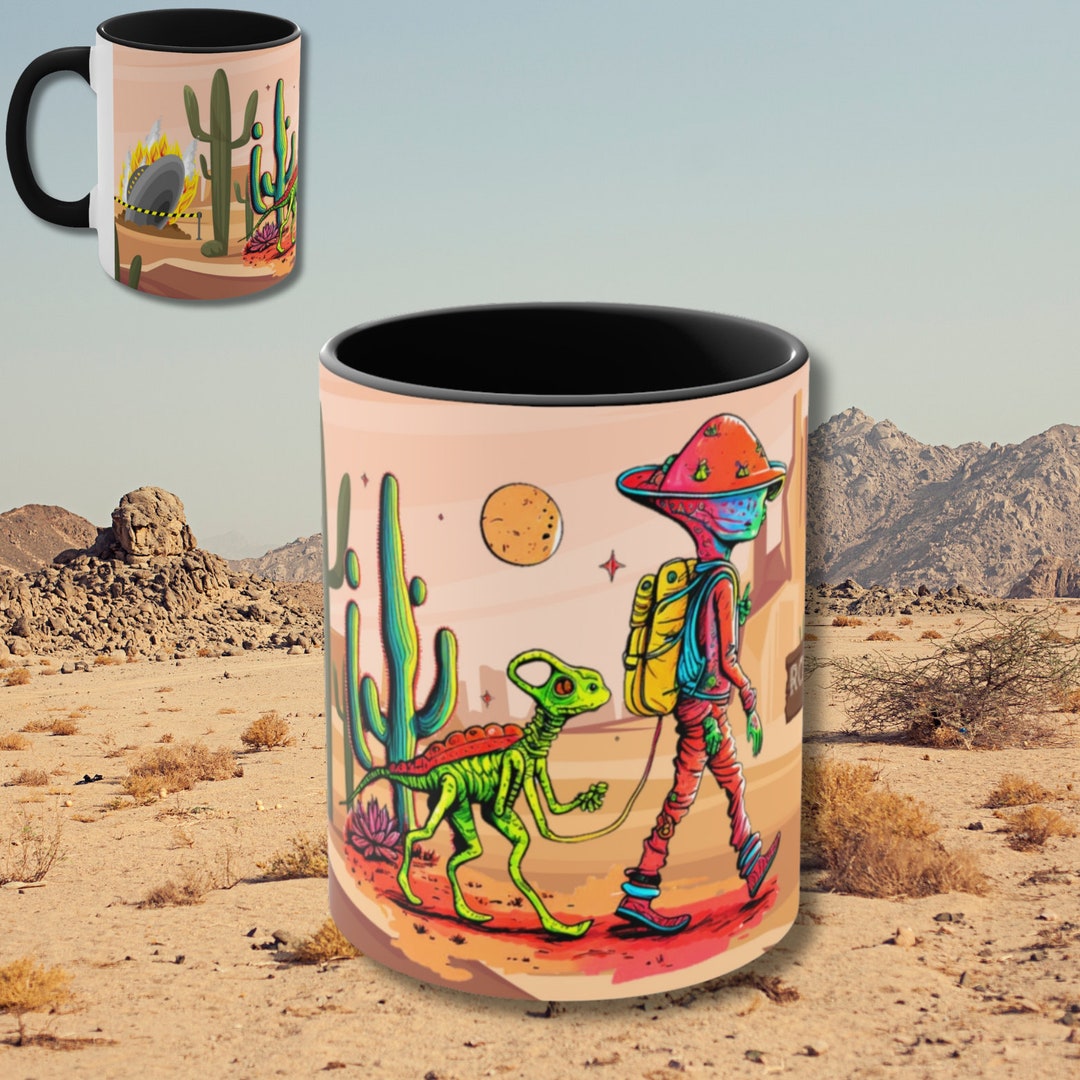 Alien Coffee Cup UFO Roswell Funny Gifts Humor Alien Gifts for Coffee ...
