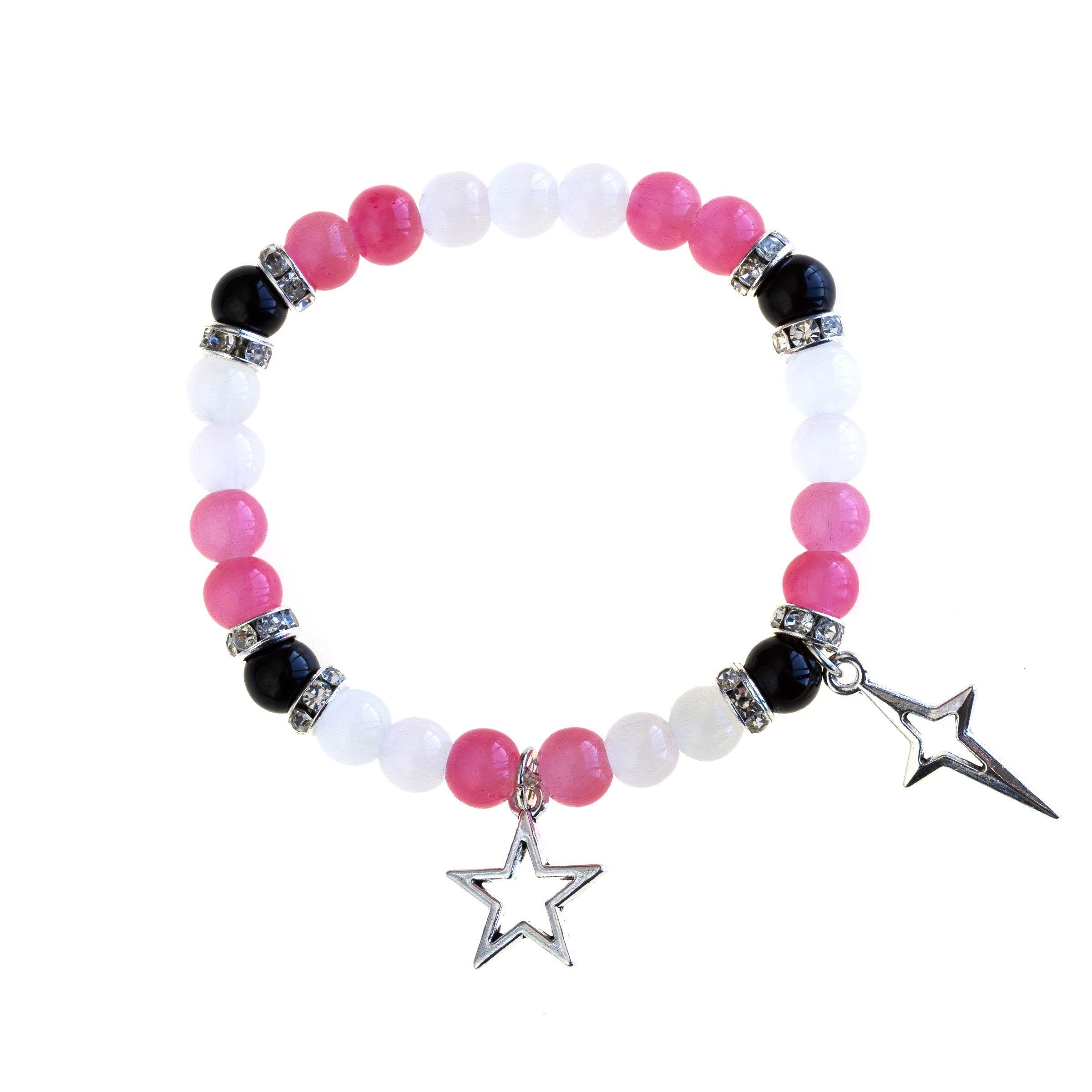 Triplets/trio Cartoon Matching Bracelets, Pink/blue/green Group ...