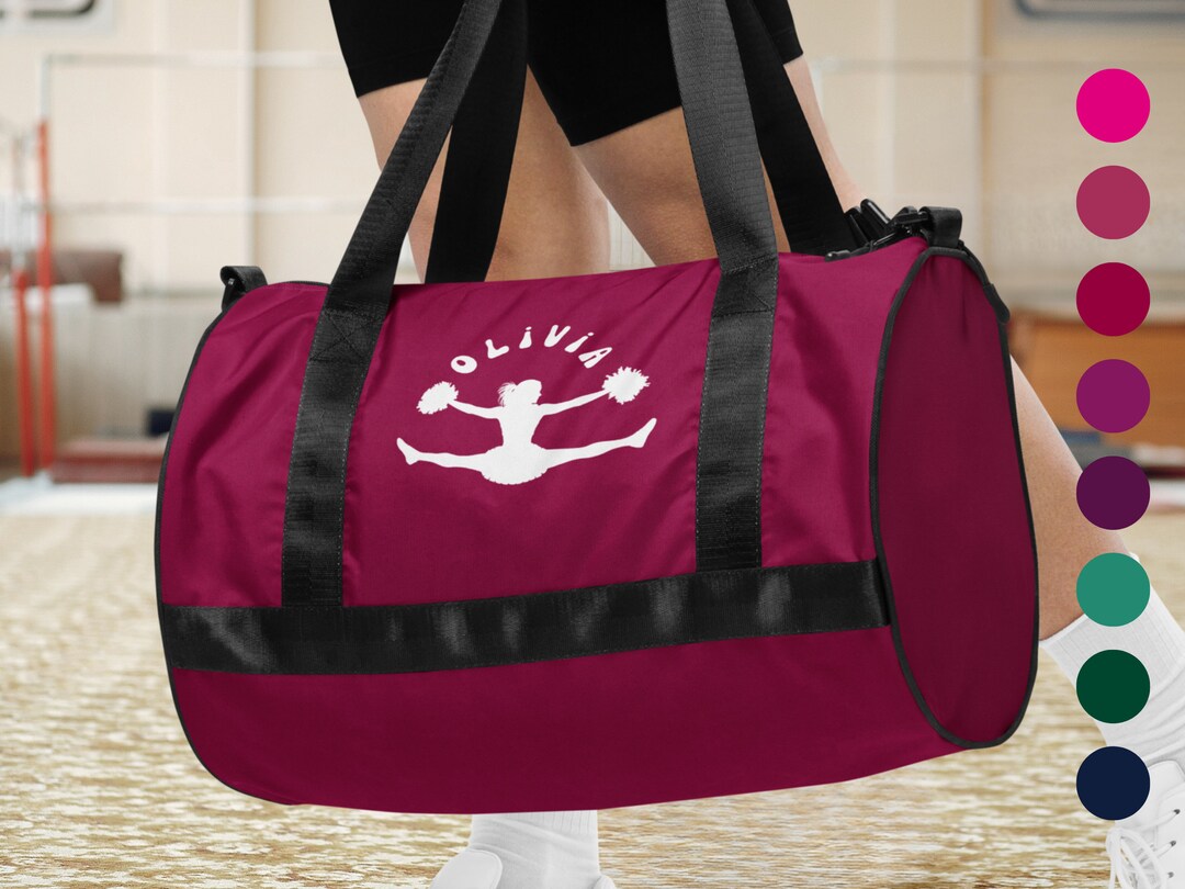 Cheerleader Red Duffle Bag Personalized Gift for Cheer Leader Cheer Bag ...