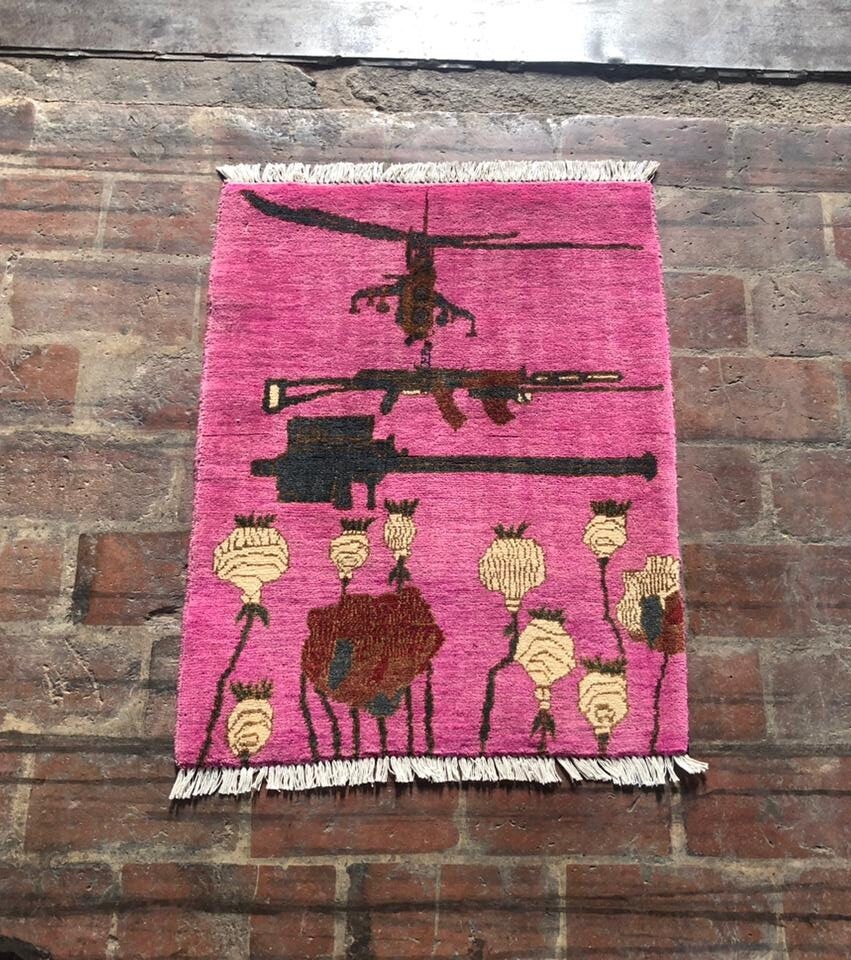 Afghan War Rug, Hand Made Rug, Wool Home Made Rug, Women's Made Rug ...