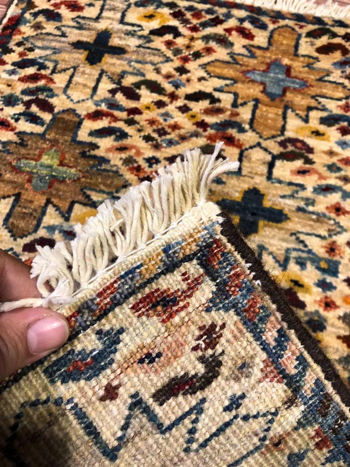 40x60 Cm 2 Piece Afghan Handmade Floor Mat Rug Chubi Door Mate Rugs ...