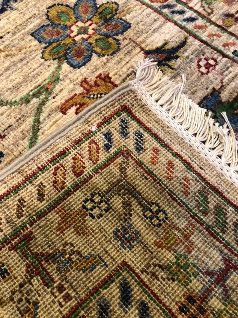 2.5x4 Ft,khud Rung Hand Made Woolen Rug, Afghani Chubi Rug, Sultan ...