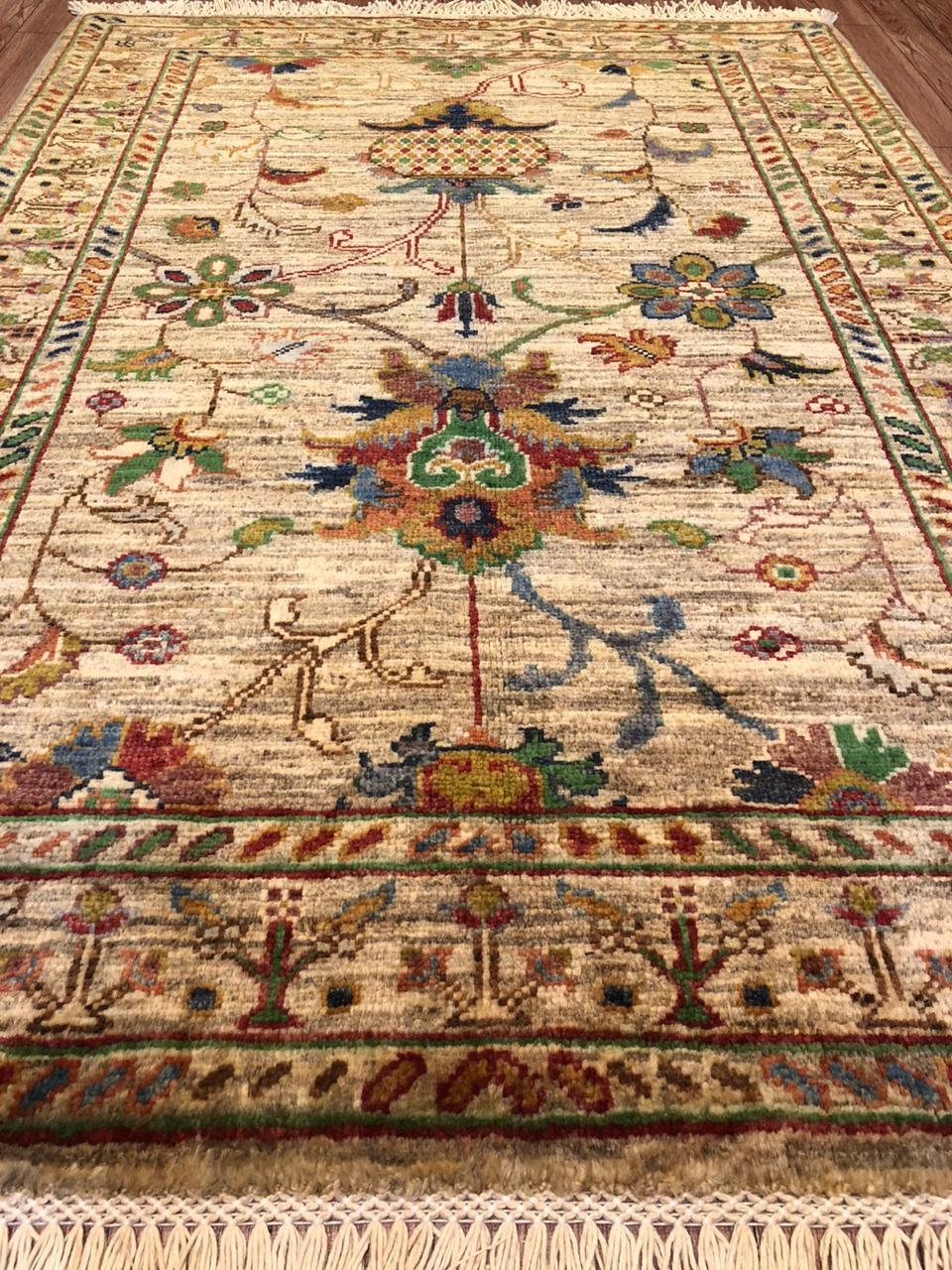 2.5x4 Ft,khud Rung Hand Made Woolen Rug, Afghani Chubi Rug, Sultan ...