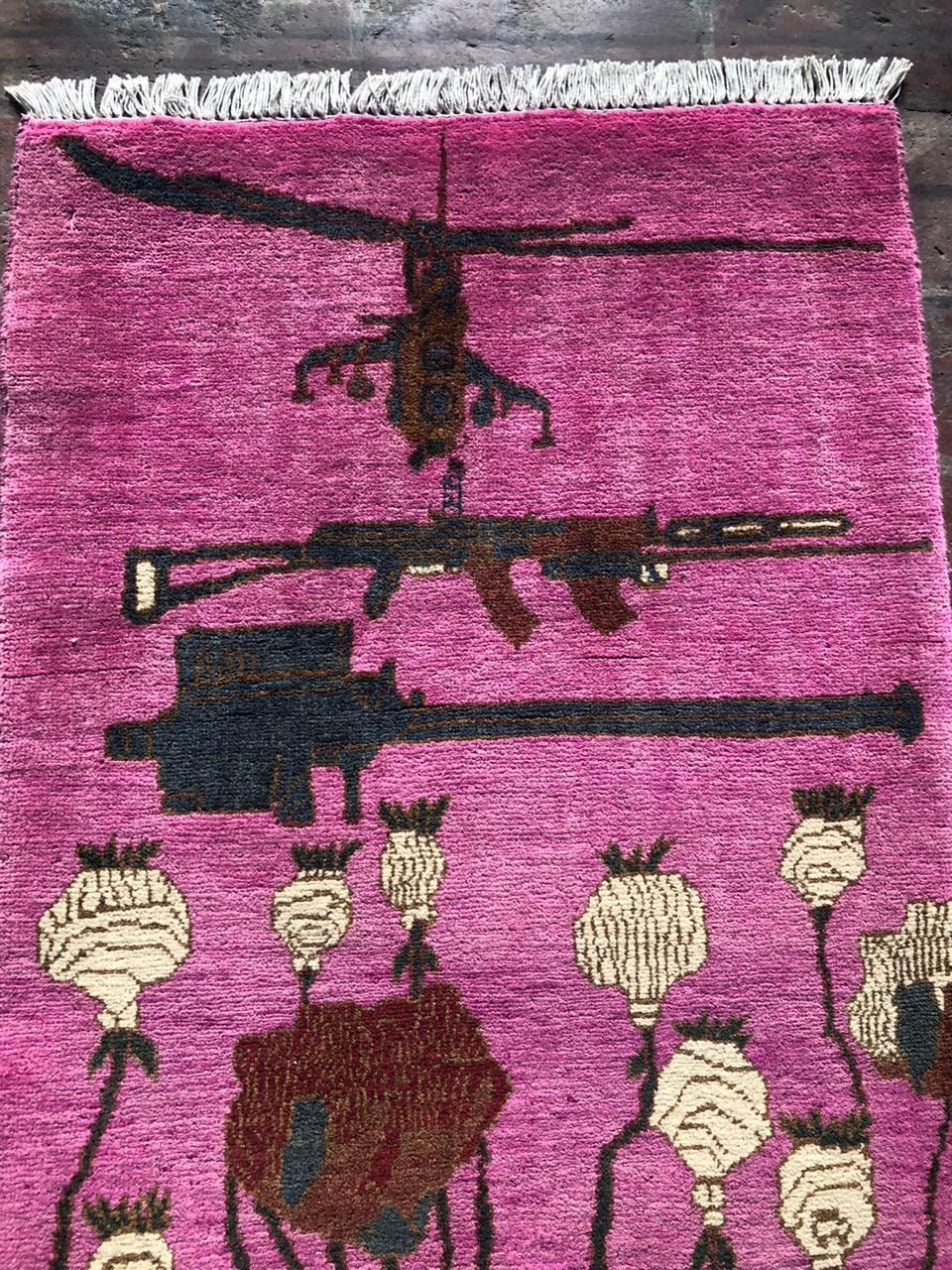 Afghan War Rug, Hand Made Rug, Wool Home Made Rug, Women's Made Rug ...