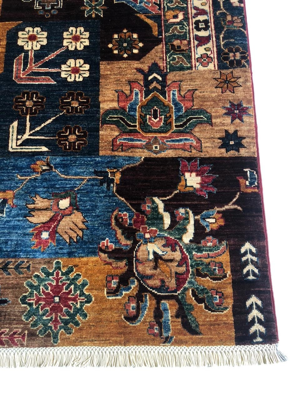 6'x4' Ft , Hand Made Woolen Afghani Kabul Hazara Rug, Patchwork Design ...