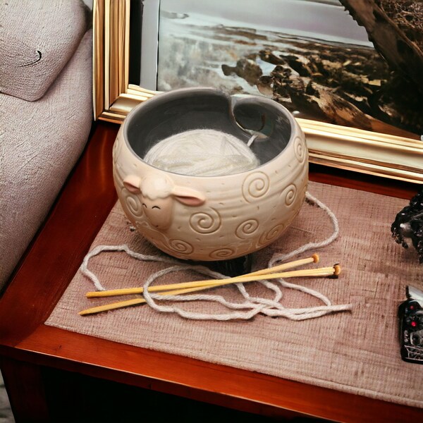 Ceramic Yarn Bowl - Etsy