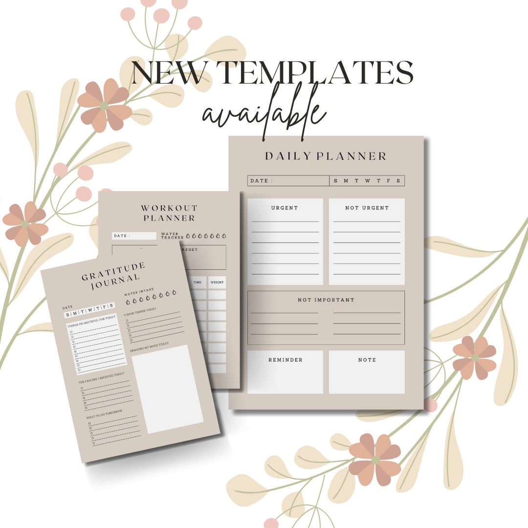 2024 Digital Planner Daily & Weekly Planner, Goals, Gratitude Planner ...