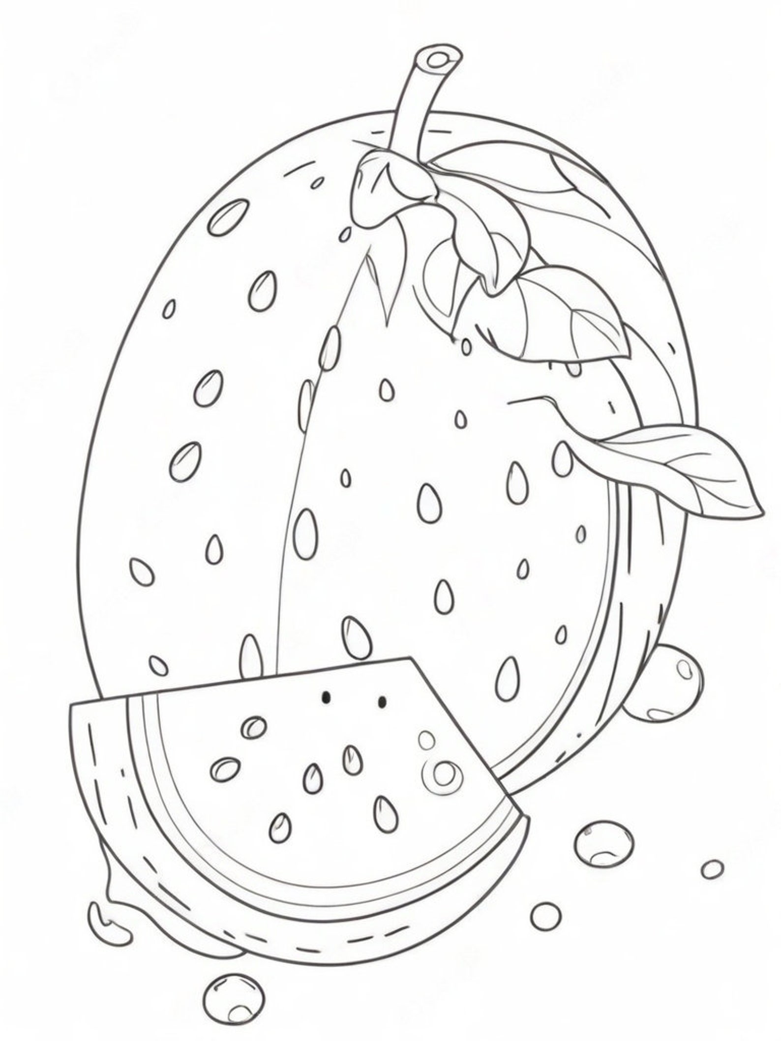 Fruit Coloring Pages, Fruit Coloring Book for Kids, Boys, Girls, Teen ...