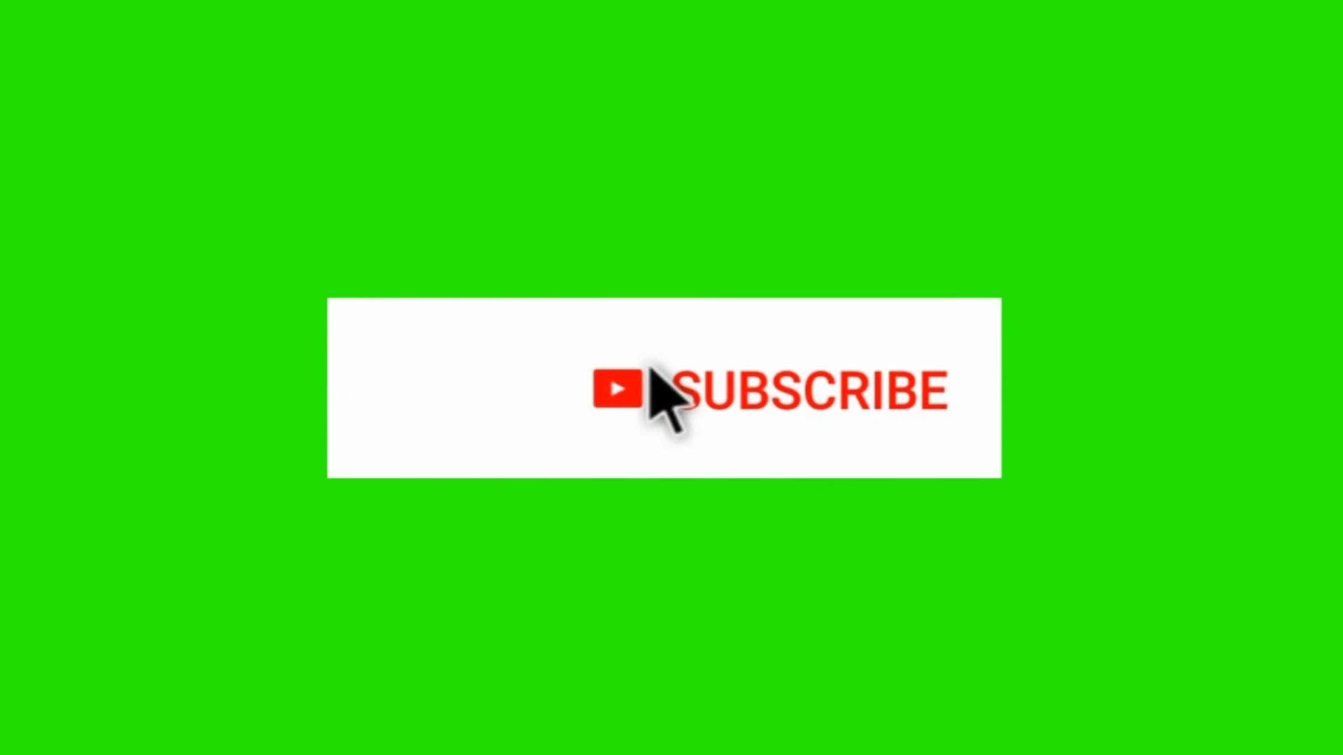 Youtube Subscribe Button Animation GRENNSCREEN | Call to Action Overlay ...