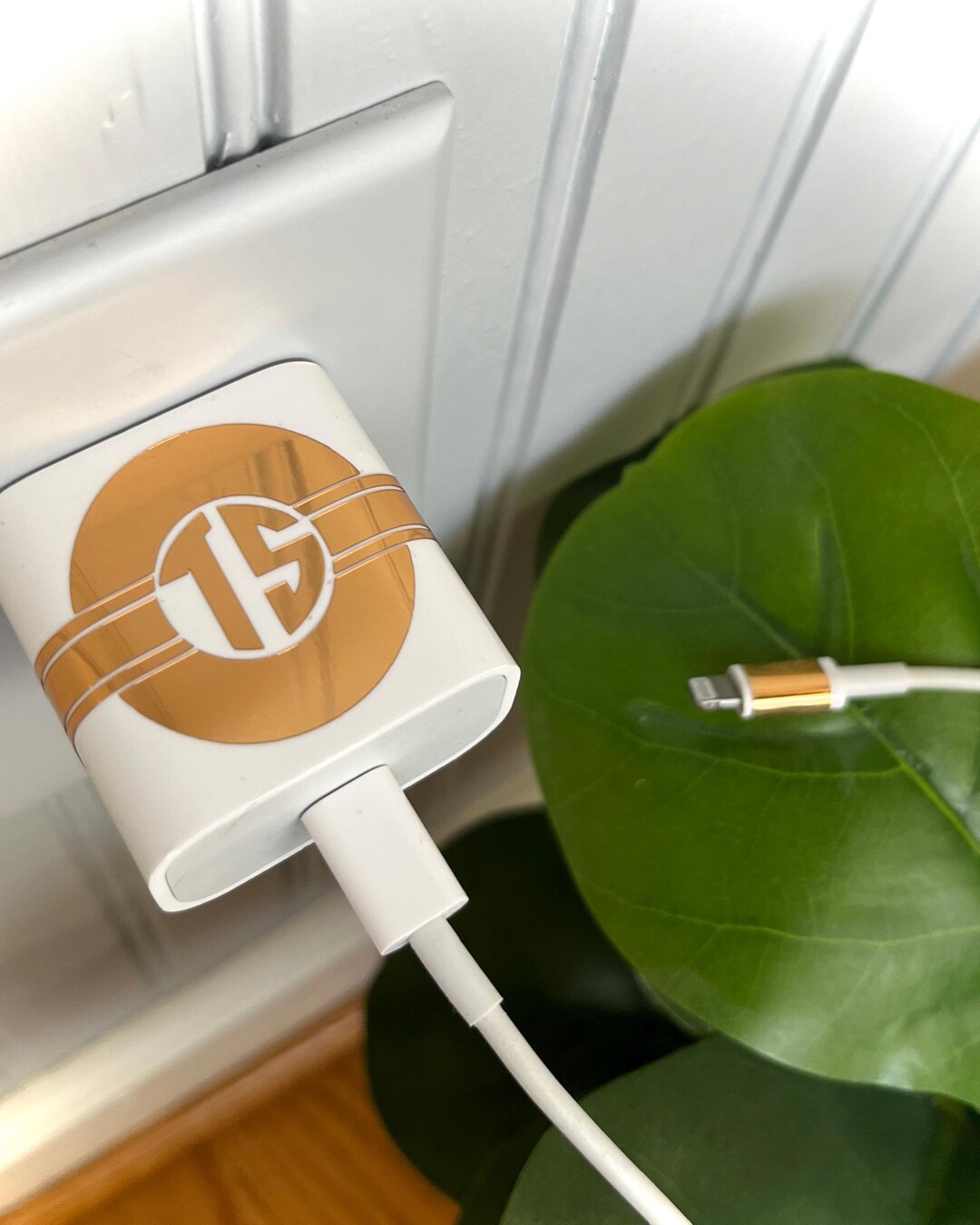 Monogram CHARGER Decal and USB Wrap | Monogram Custom Label | Charger ...
