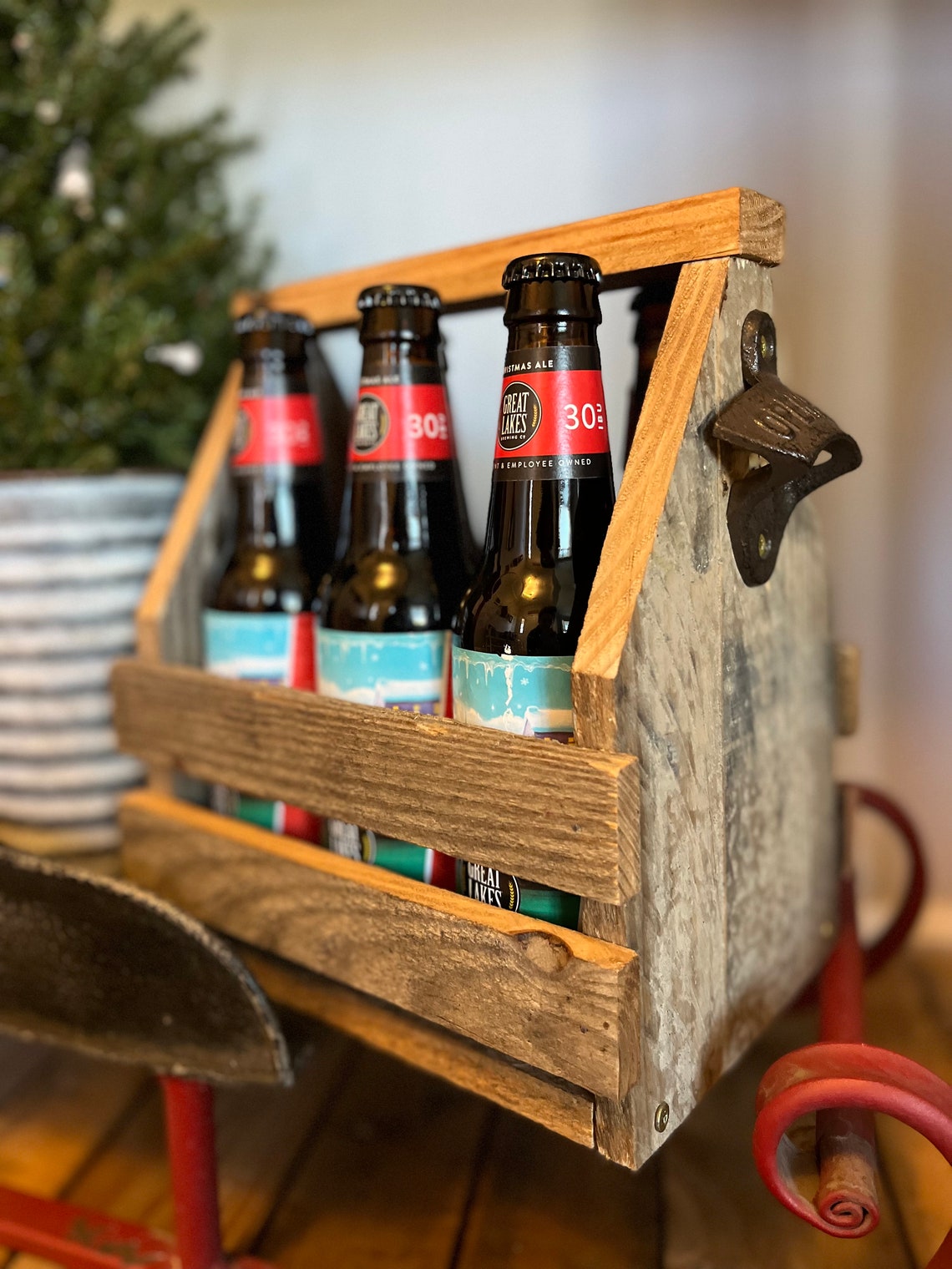 Beer Crate or Bottle Carrier Gift for Men - Etsy