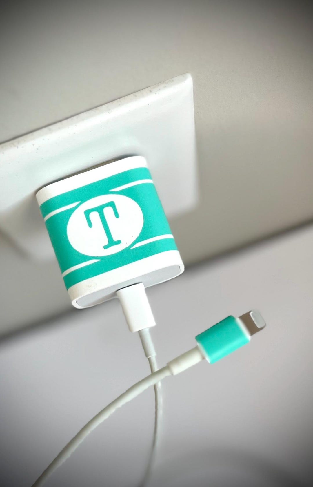 Home Organization | Personalized Phone Charger Decal for Home or Work ...