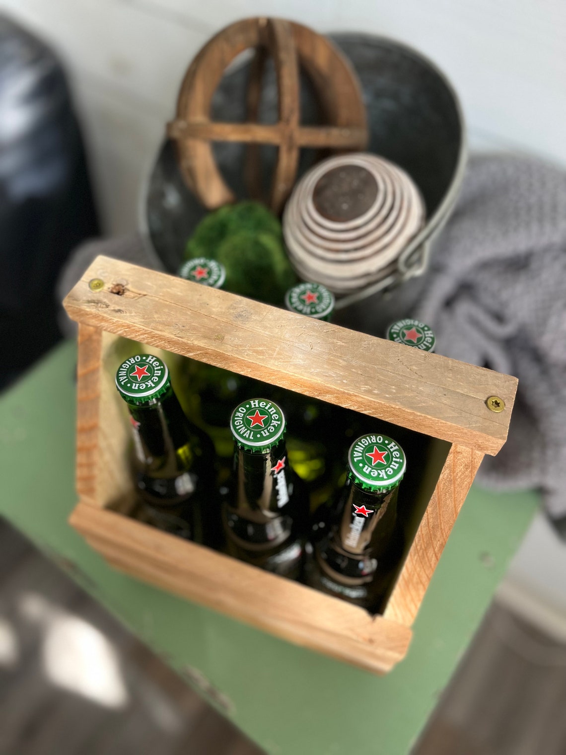 Beer Crate or Bottle Carrier Gift for Men - Etsy