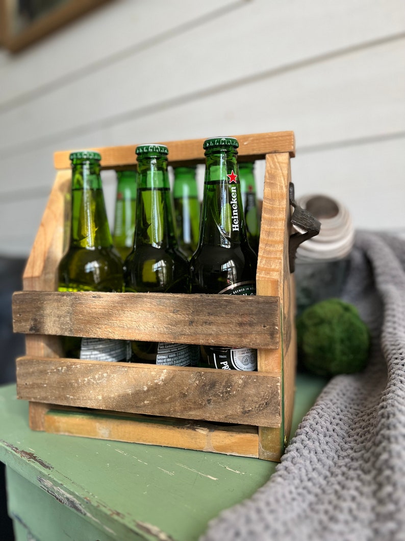 Beer Crate or Bottle Carrier Gift for Men - Etsy