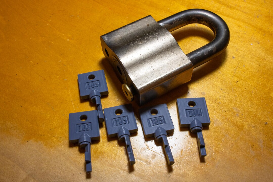 Sargent and Greenleaf 105 Padlock - Fully Functional With 3D Printed ...
