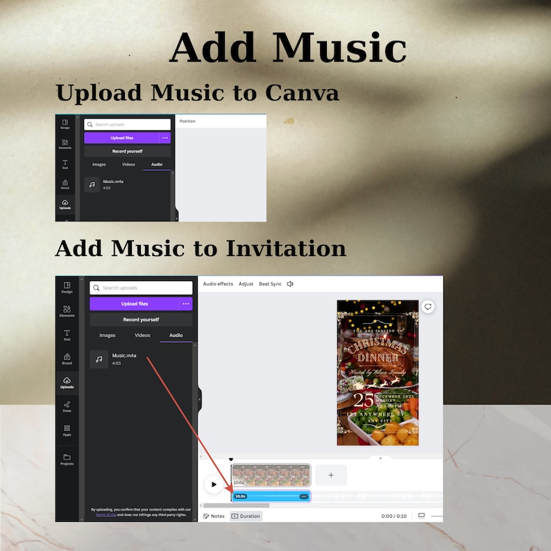 Digital Party Invitation, Birthday Dinner Invitation, Editable Birthday ...