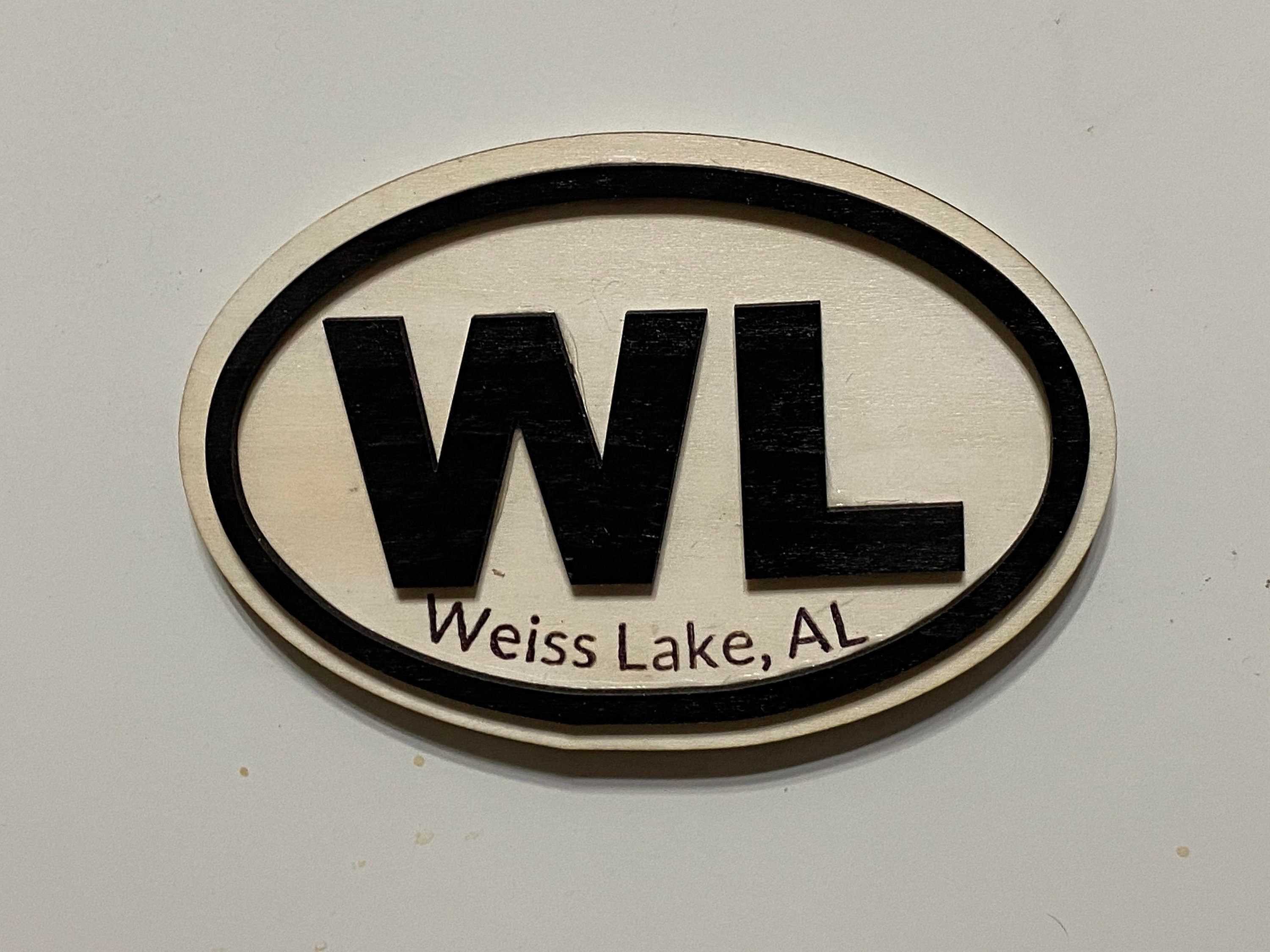 Weiss Lake Oval Euro SVG - Etsy