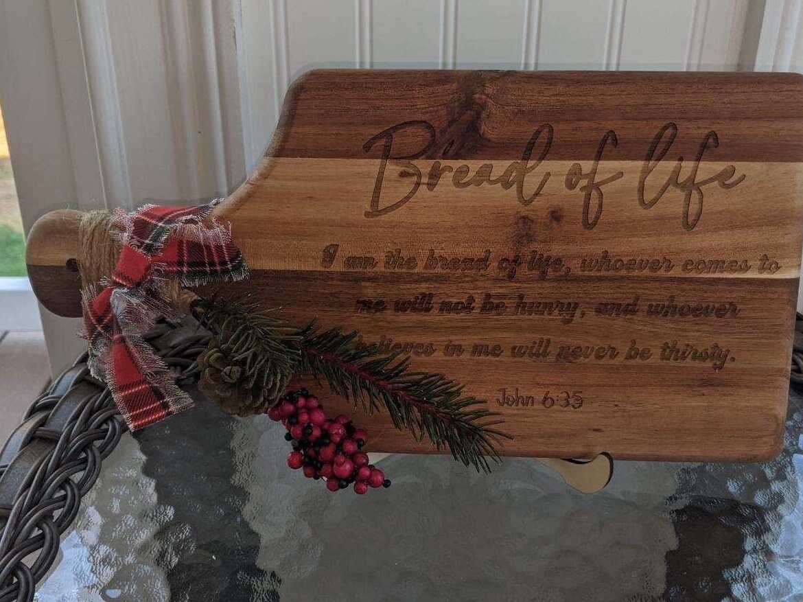 John 6:35 Bread of Life Scripture - Etsy