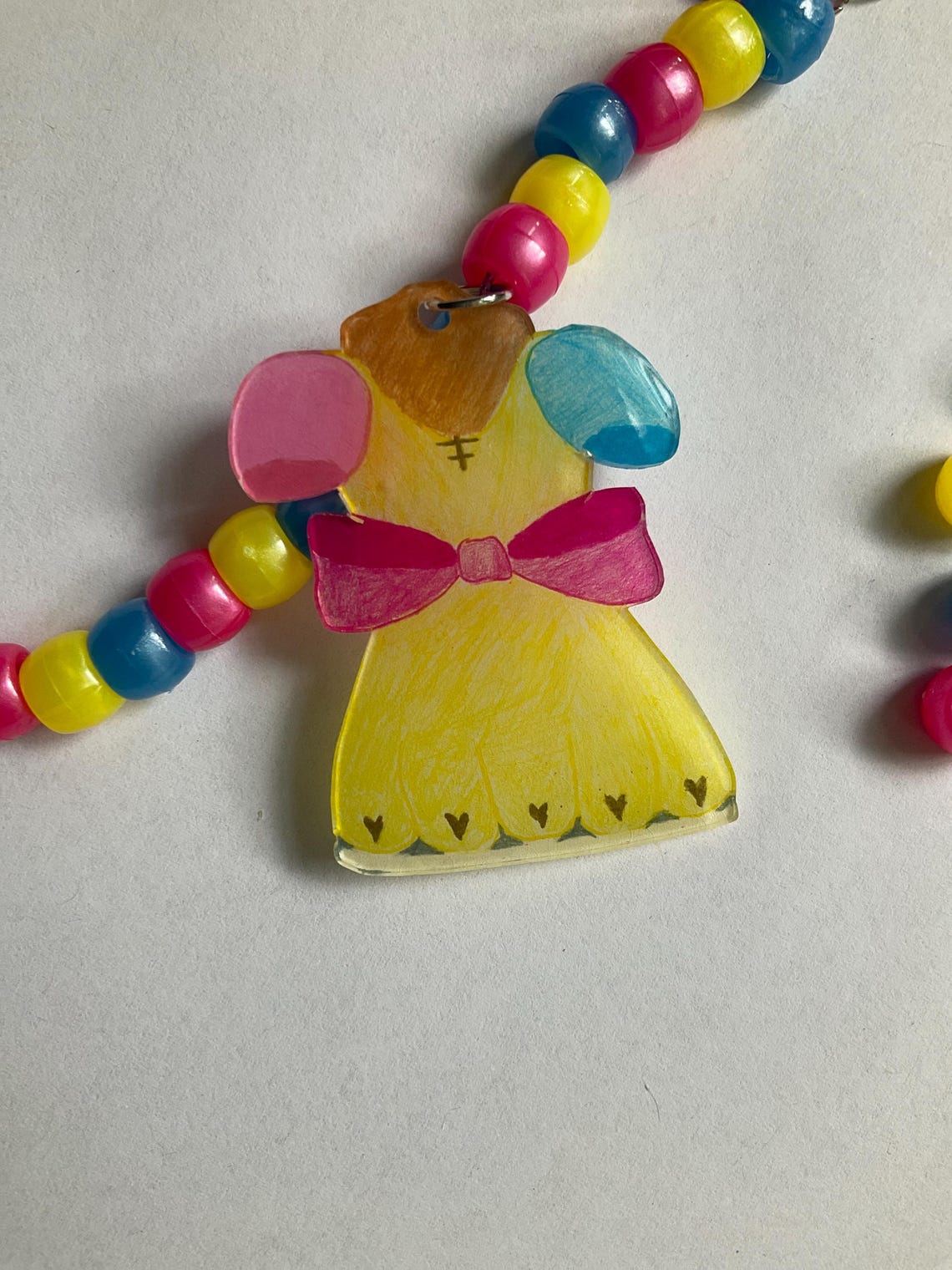 Glass Slipper, Dress, and Bow Keychain With Beads. - Etsy