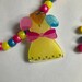 Glass Slipper, Dress, and Bow Keychain With Beads. - Etsy