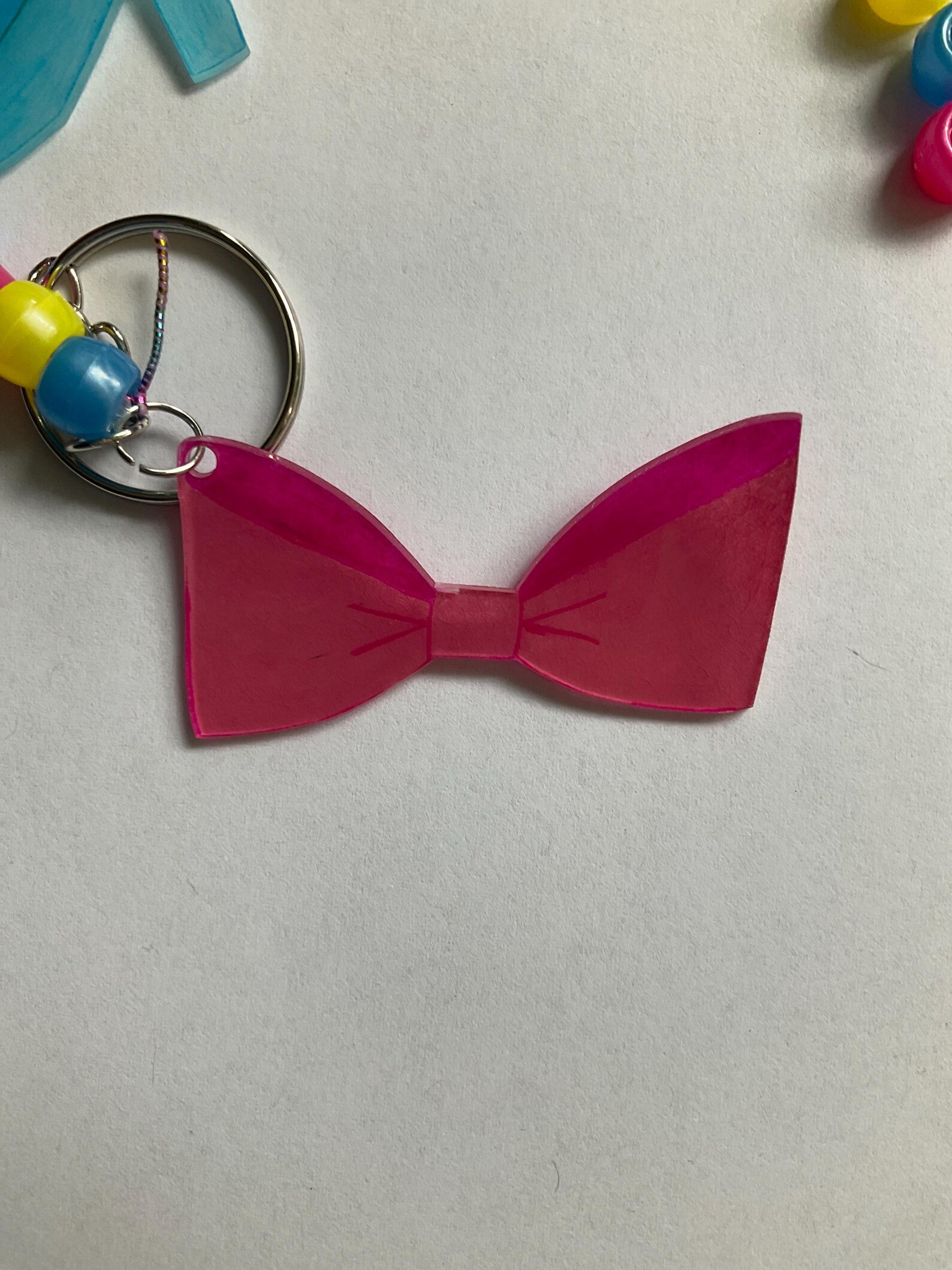 Glass Slipper, Dress, and Bow Keychain With Beads. - Etsy