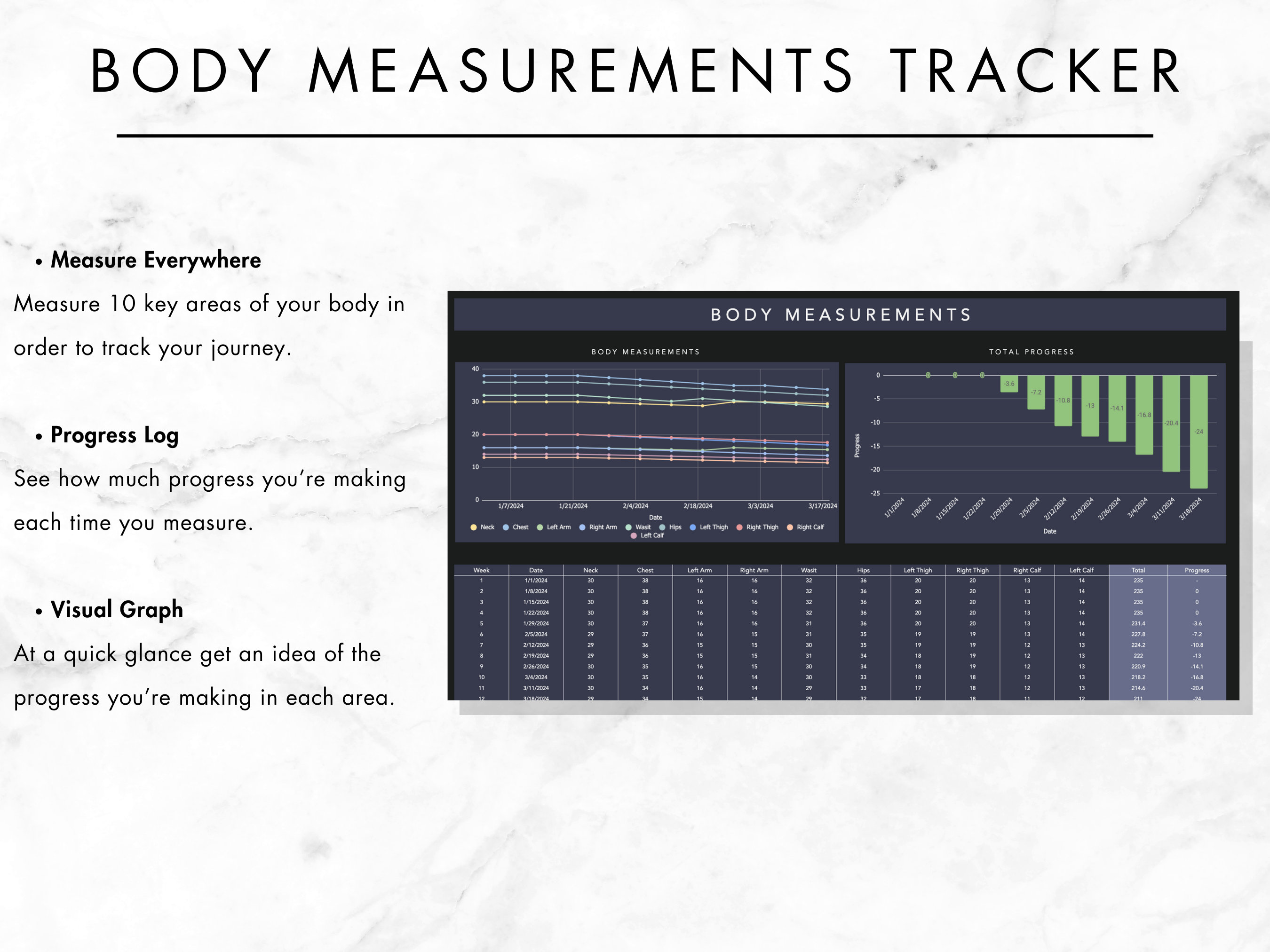 Weight Loss & Fitness Tracker | Dark Mode | Blackout | Calorie Tracker ...