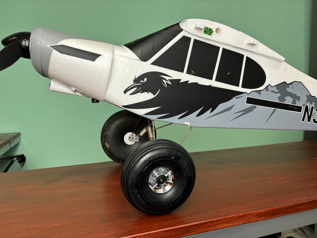 FMS 1.7 Cub Wheel Adaptor Set for Using the Kavan 125mm KAV0181 Wheels ...