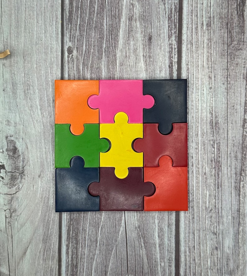Puzzle Crayon, Multi Color Puzzle, Puzzle, Shape Crayon, Gifts for Kids ...