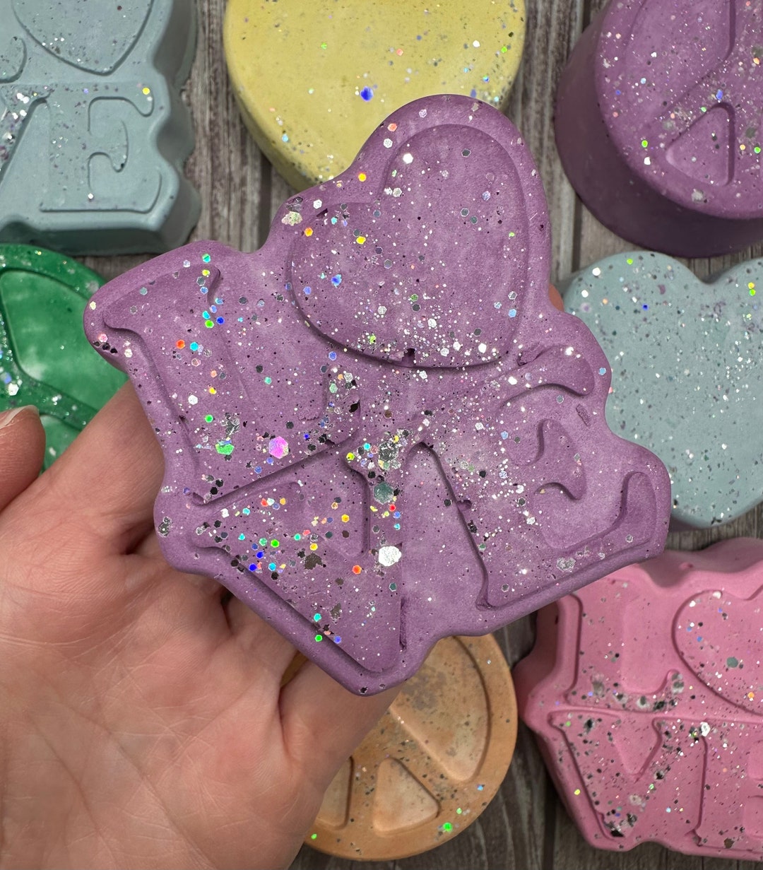 Glitter Chalk, Handmade Chalk, Glitter Shape Chalk, Sidewalk Chalk ...