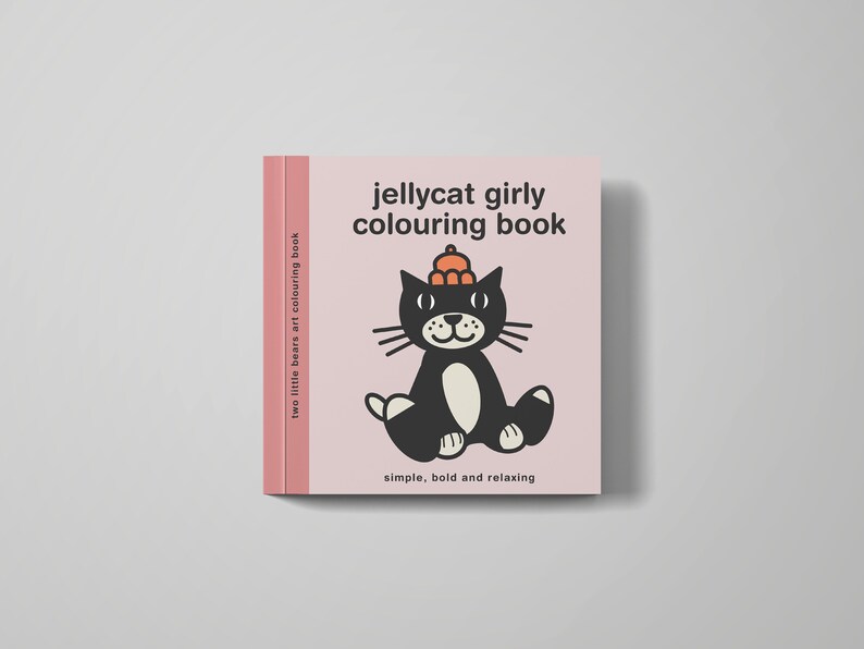 Jellycat Girly Colouring Book for Adults and Kids, Bold and Easy ...