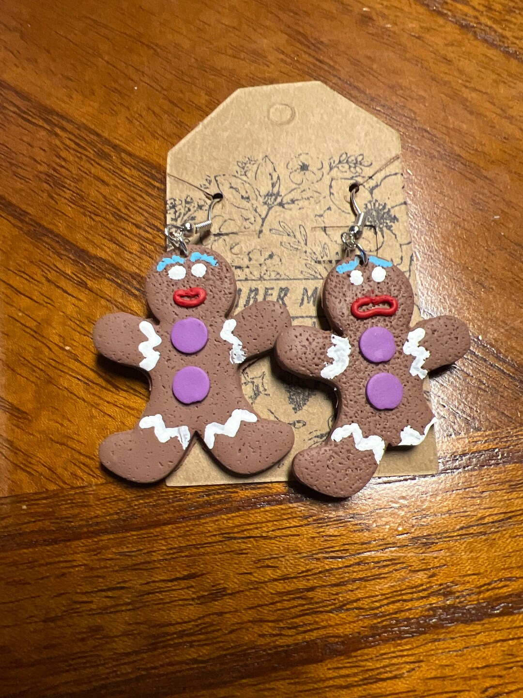 Shrek Gingerbread Earrings - Etsy