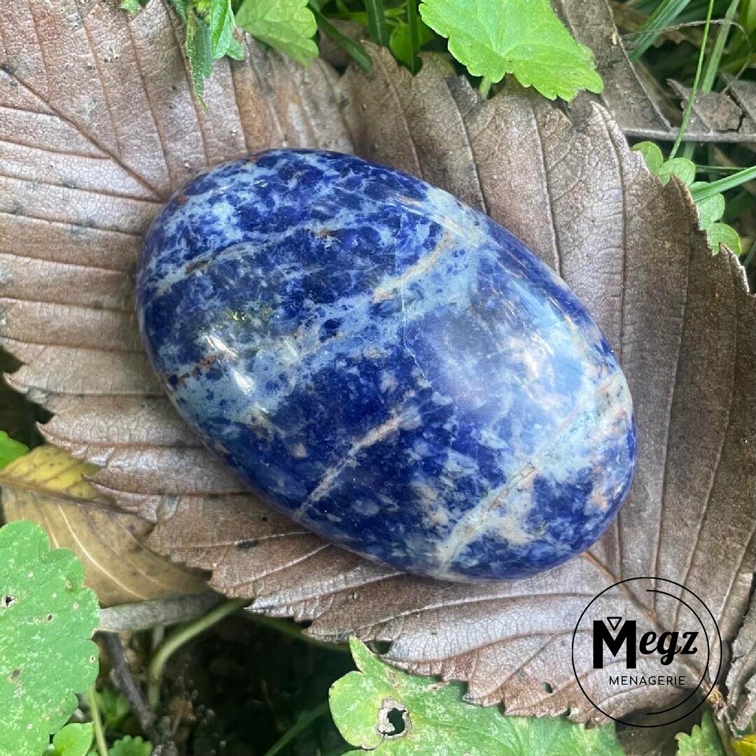 Sodalite Palm Stone - Etsy